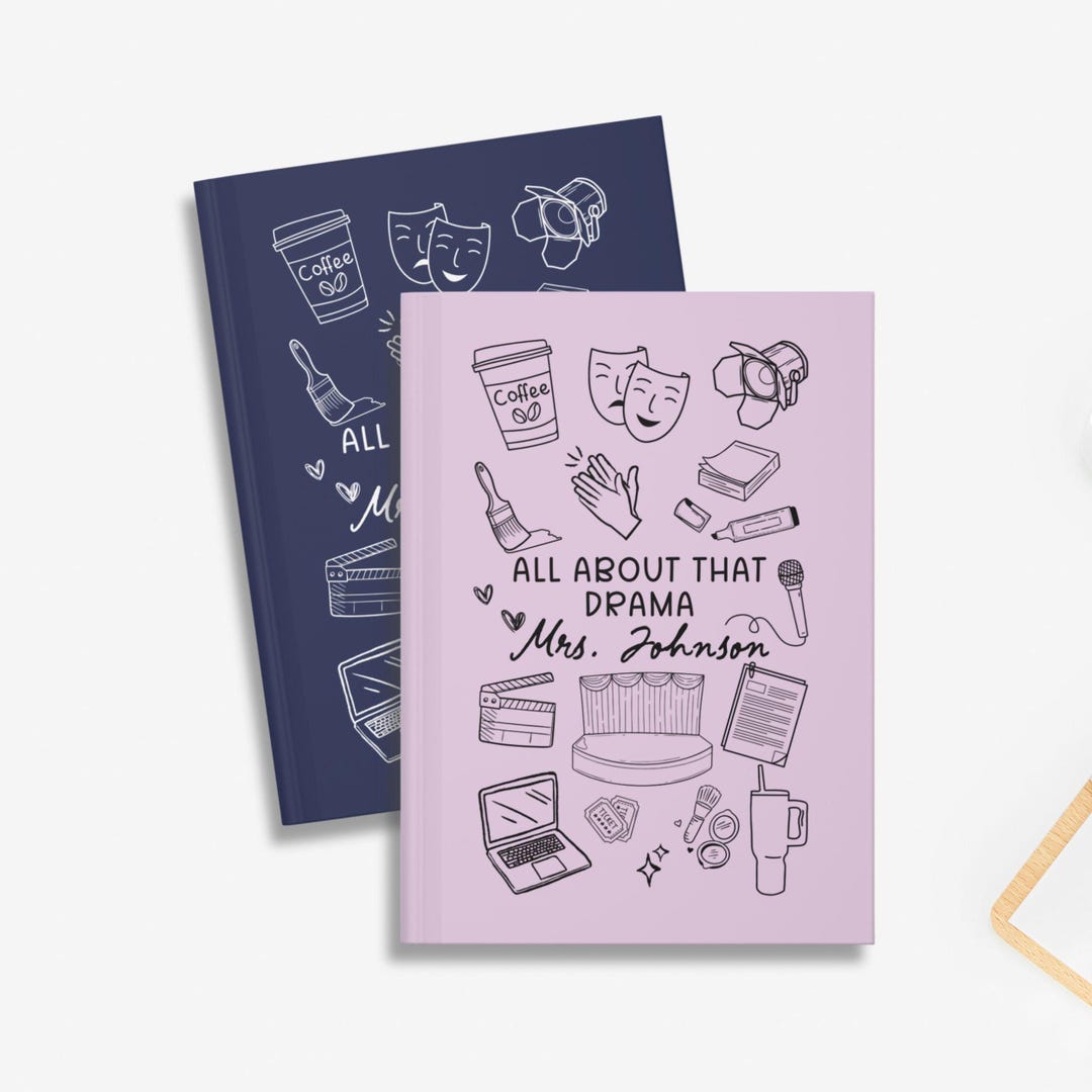 Personalized Drama Teacher Gift Drama Coach Journal for Theater Lover ...