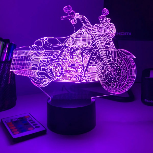 Motorcycle Lamp - Etsy
