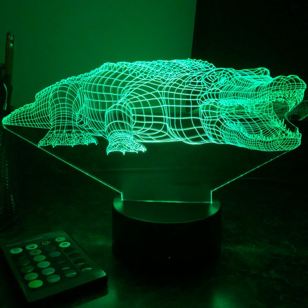 Alligator Lamp - Etsy