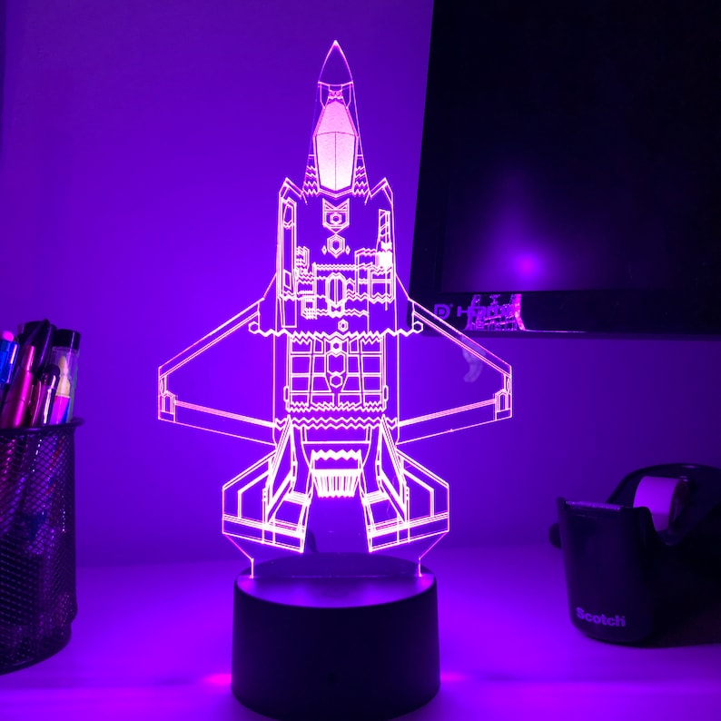F-35 Lightning II Multi-role Fighter Jet Lamp - Etsy Canada