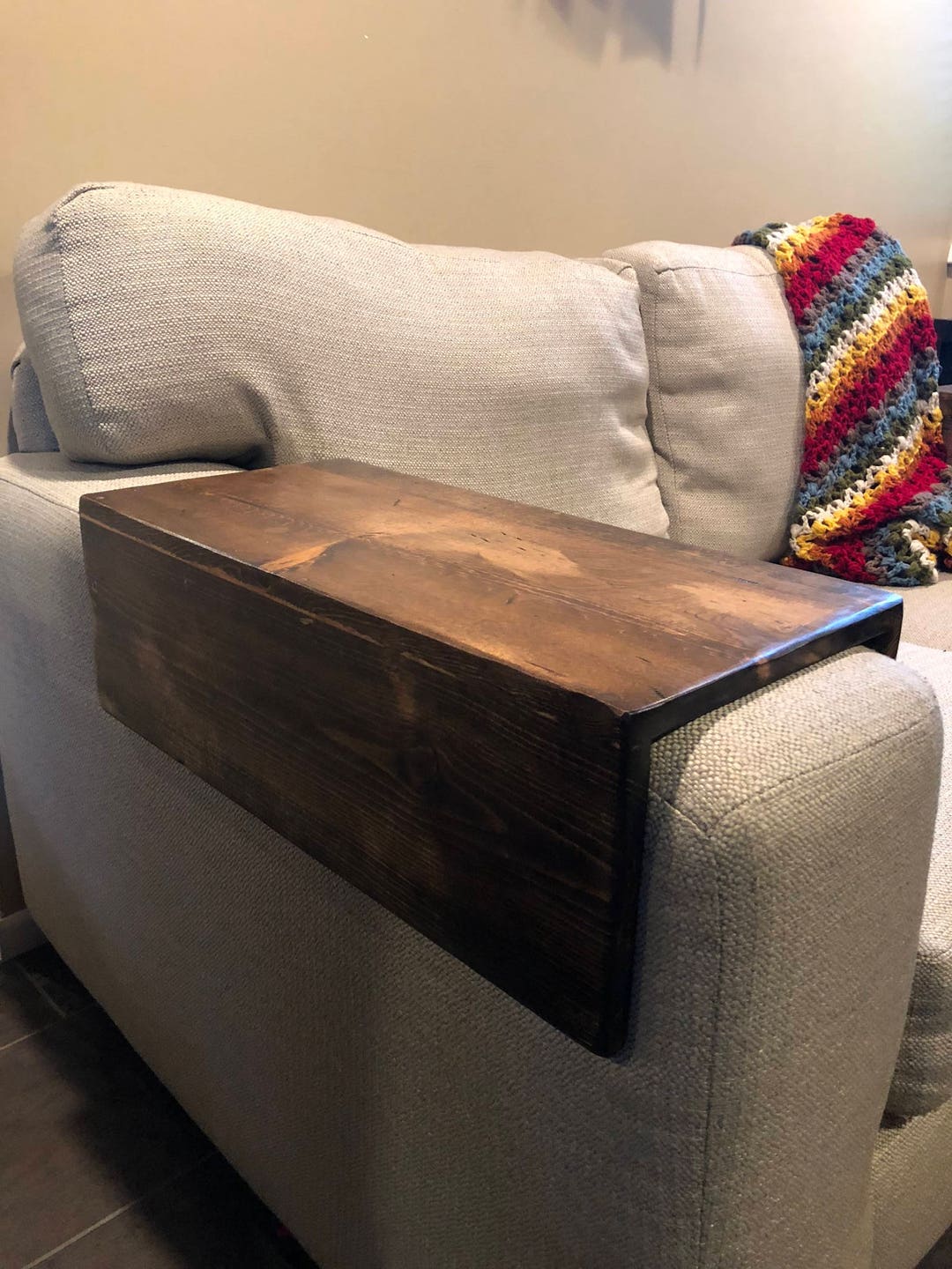 Couch Sofa Arm Rest Table Wrap Arm Rest Table Sofa Armrest - Etsy UK