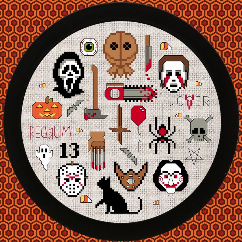 Cross Stitch Pattern Horror - Etsy