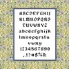 Video Game 8 Bit Mario Style Font Letters and Numbers Pattern PATTERN ...