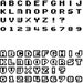 Video Game 8 Bit Mario Style Font Letters and Numbers Pattern | PATTERN ...