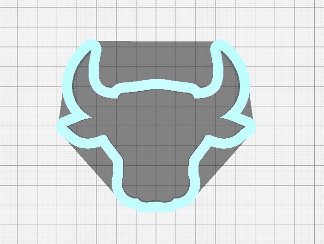 Bull Head Cookie Cutter - Etsy