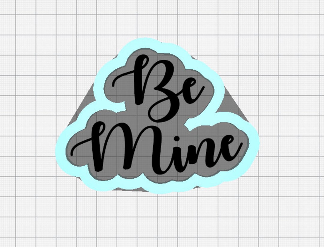 Be Mine Cookie Cutter - Etsy