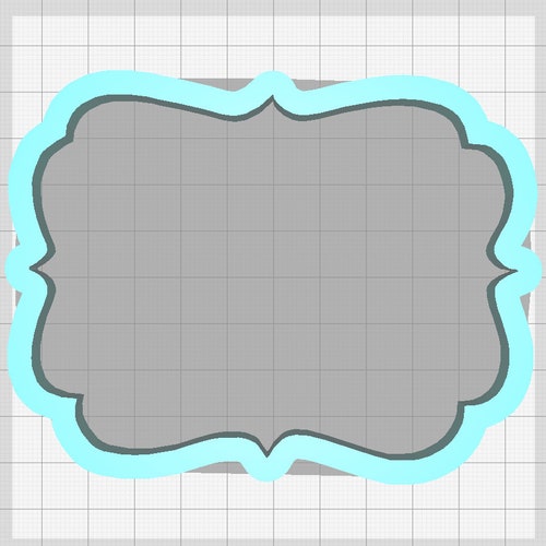 Square Plaque Cookie Cutter Shapes Cookie Cutters Polymer - Etsy