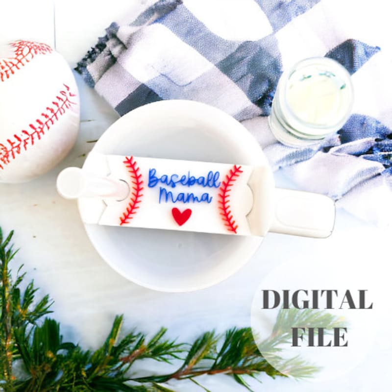 Baseball Stanley Topper Svg - Etsy