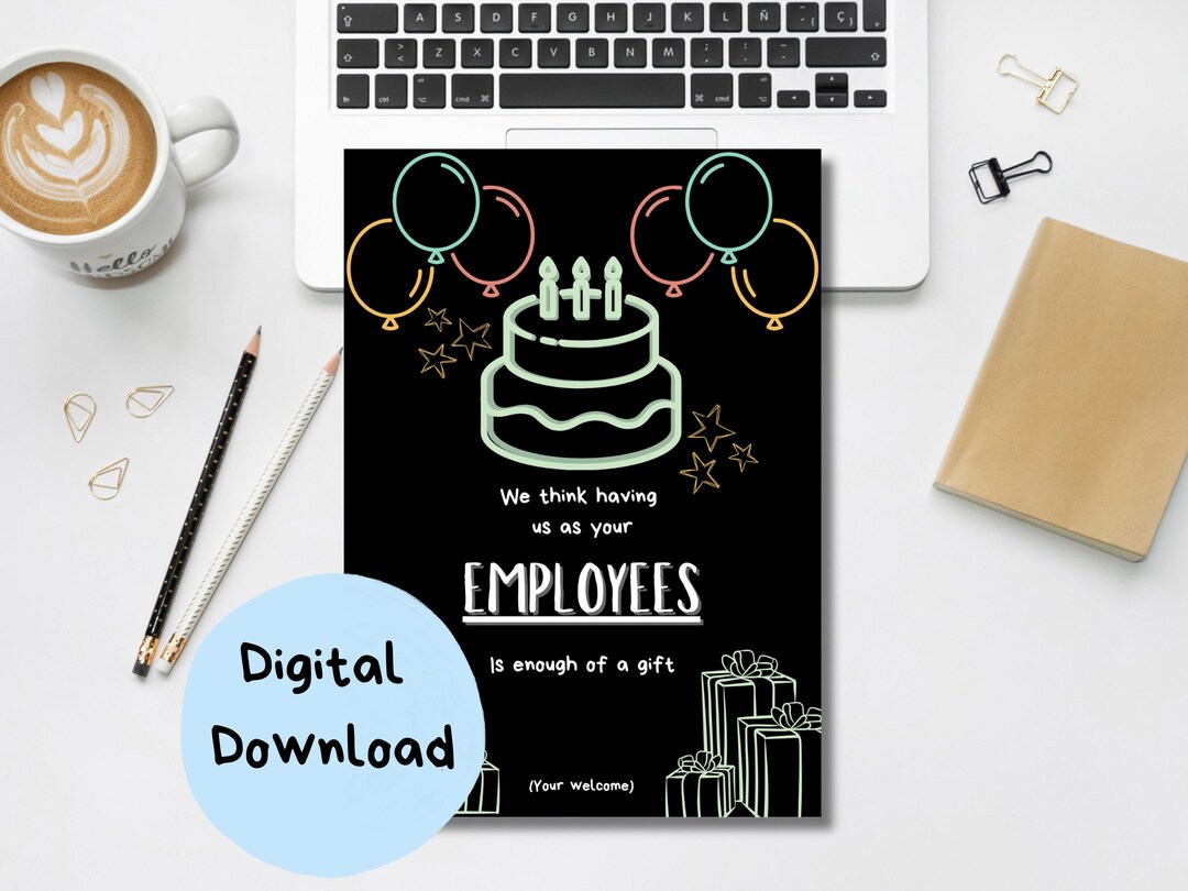 Funny Birthday Card for Boss, Co-worker Birthday Card, Funny Birthday ...