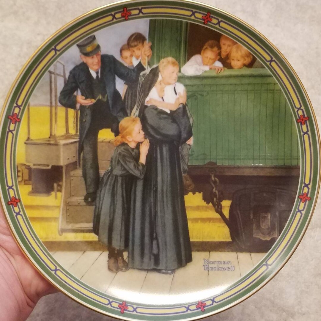 An Orphans Hope Norman Rockwell Plate 13839G - Etsy