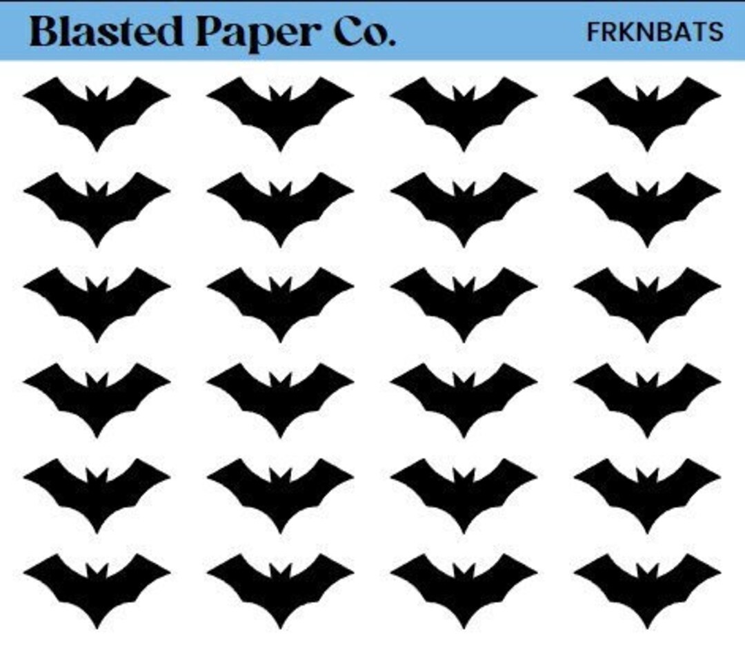 Printable Bat Stickers Bats Frickin Bats Fricken Bats Bat Lover Bat ...