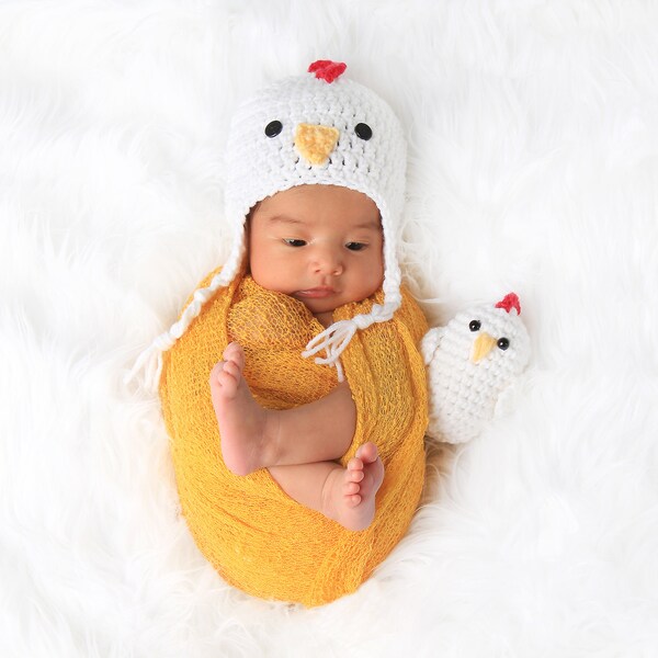 Baby Chicken Hat - Etsy