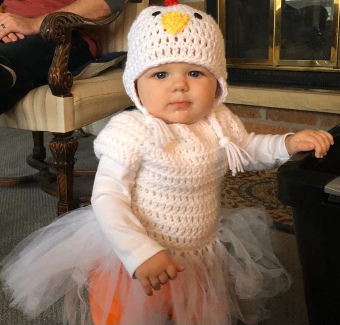 Baby Chicken Costume for Baby Girl. Newborn Chicken Costume for Girl ...