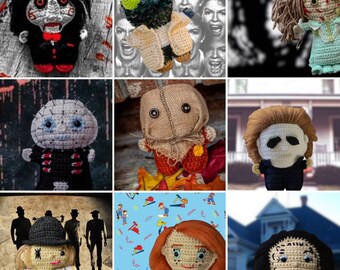 Crochet Horror Dolls - Etsy
