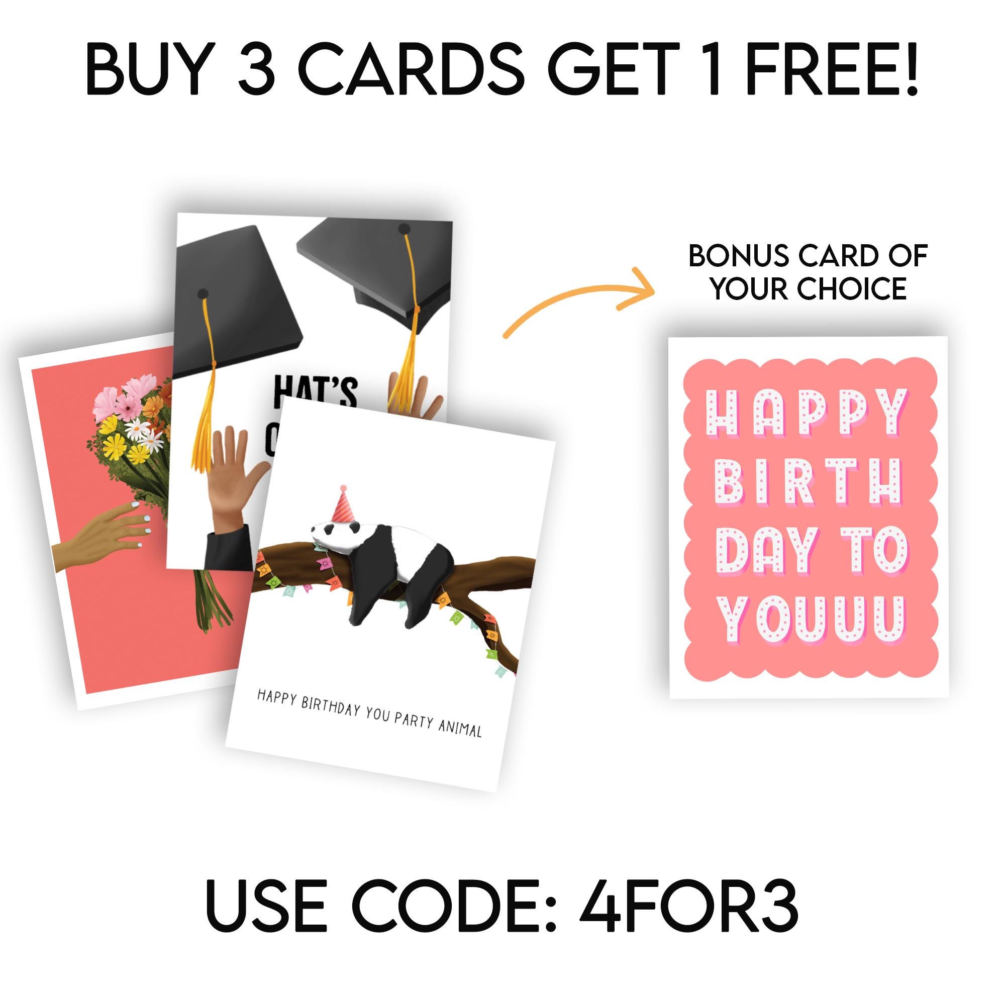 D&D Bday Club Birthday Card With Blank Inside - Etsy