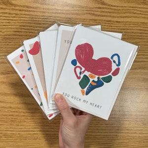 Funny and Quirky Rock Climbing Card for Spouse With Blank Inside - Etsy