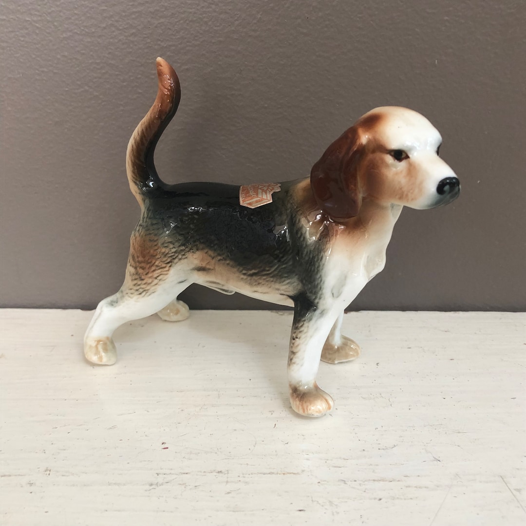 Vintage Beagle Dog Sculpture, Giftcraft Japan, Dog Lover Gift - Etsy