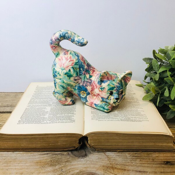 Decoupage Cat - Etsy