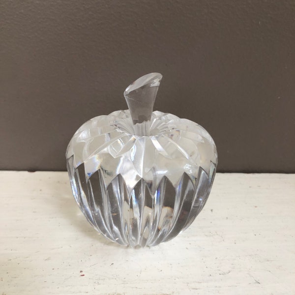 Waterford Apple Paperweight - Etsy