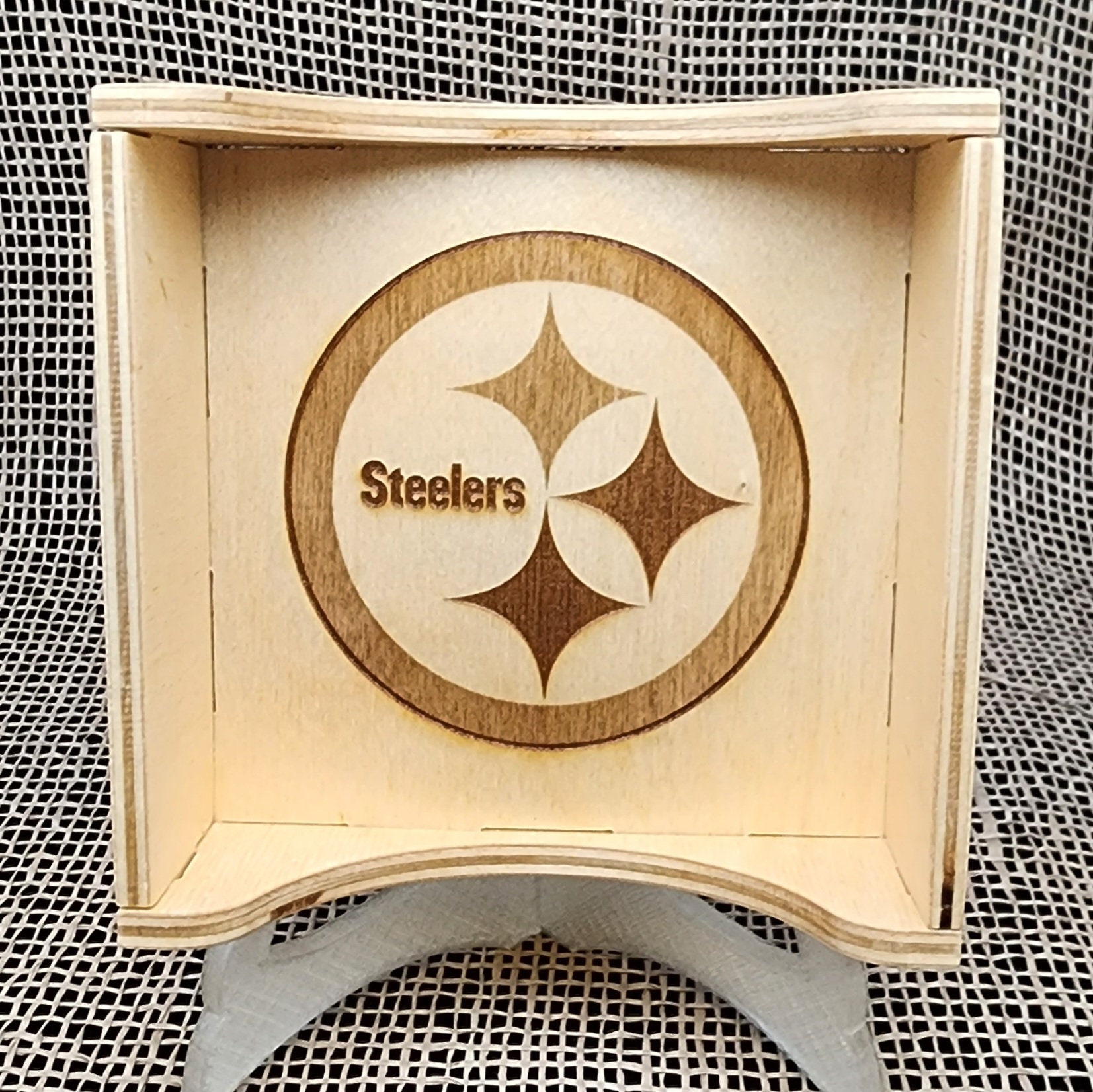Pittsburgh Steelers Laser Engraved Ceramic Tile Coasters With - Etsy