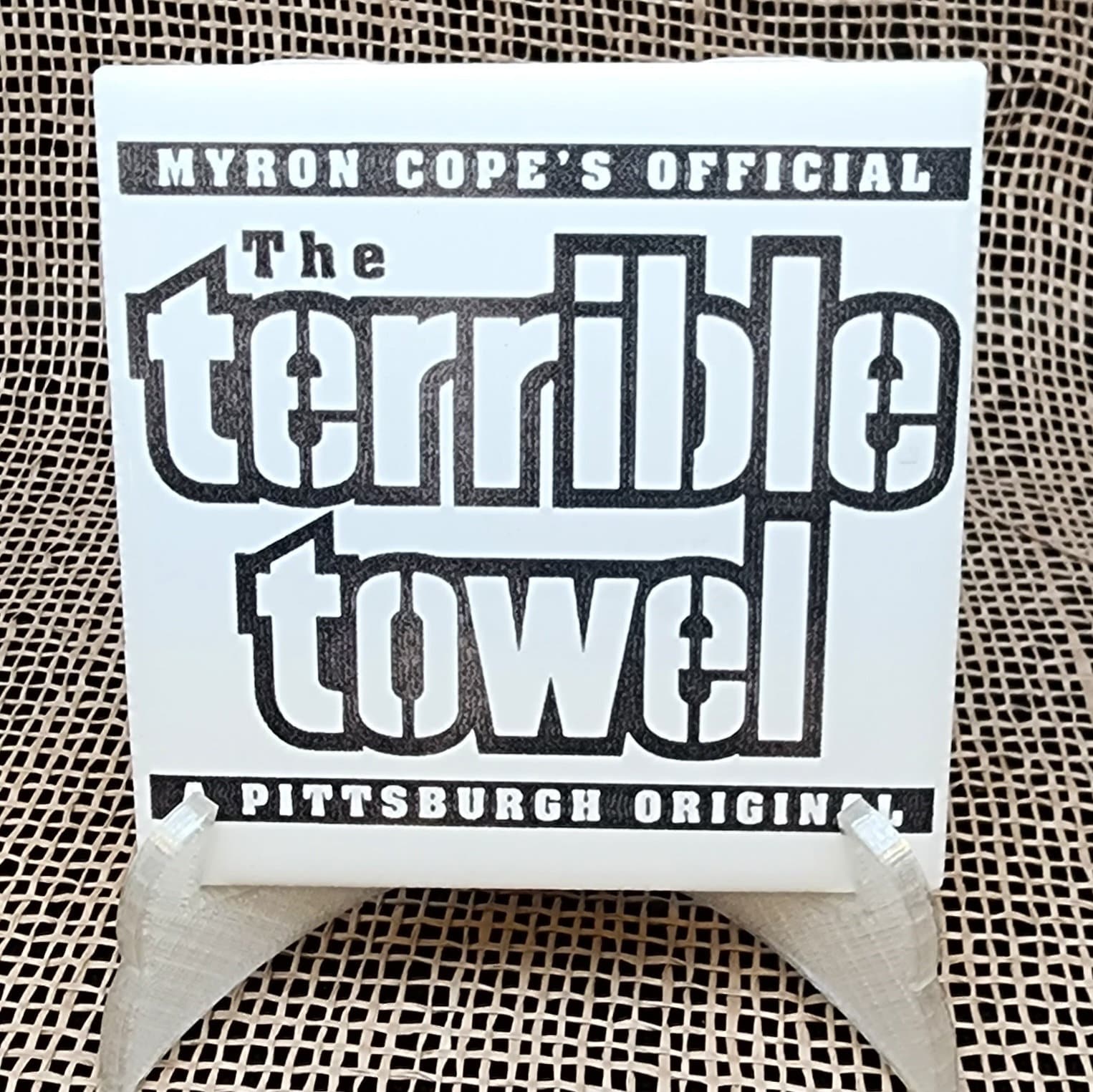 Pittsburgh Steelers Laser Engraved Ceramic Tile Coasters With - Etsy