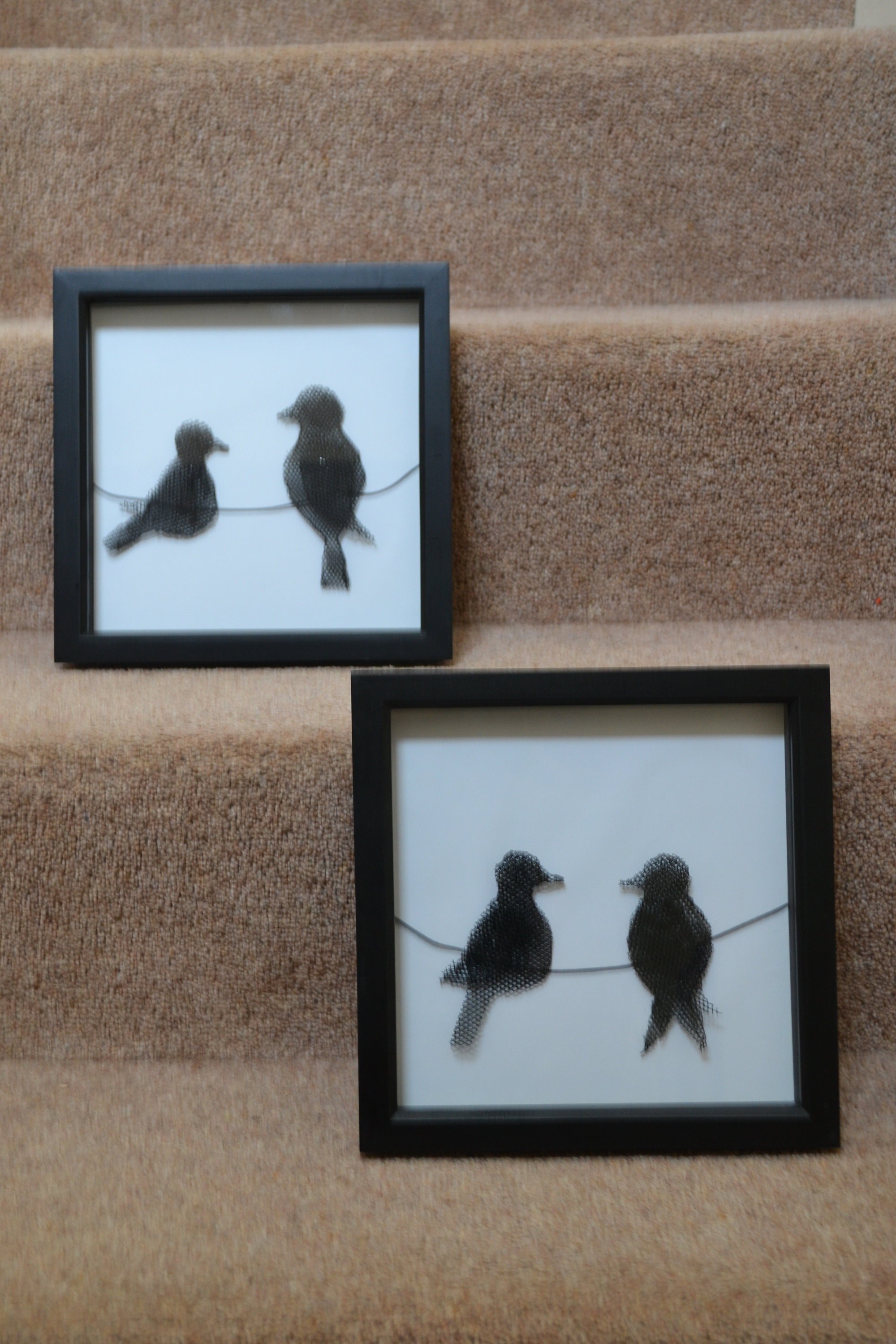 Birds in a Frame - Etsy