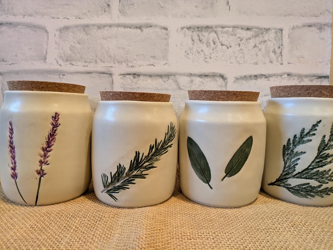 Botanical Canister - Etsy