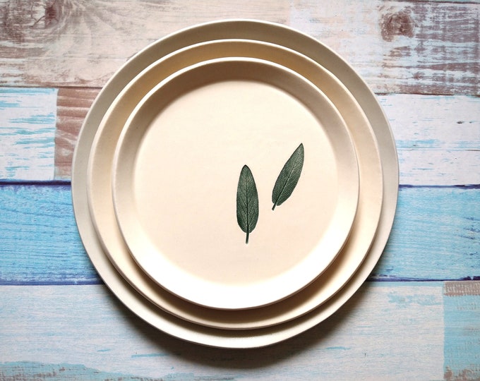 Sage Green Dinner Plate - Etsy