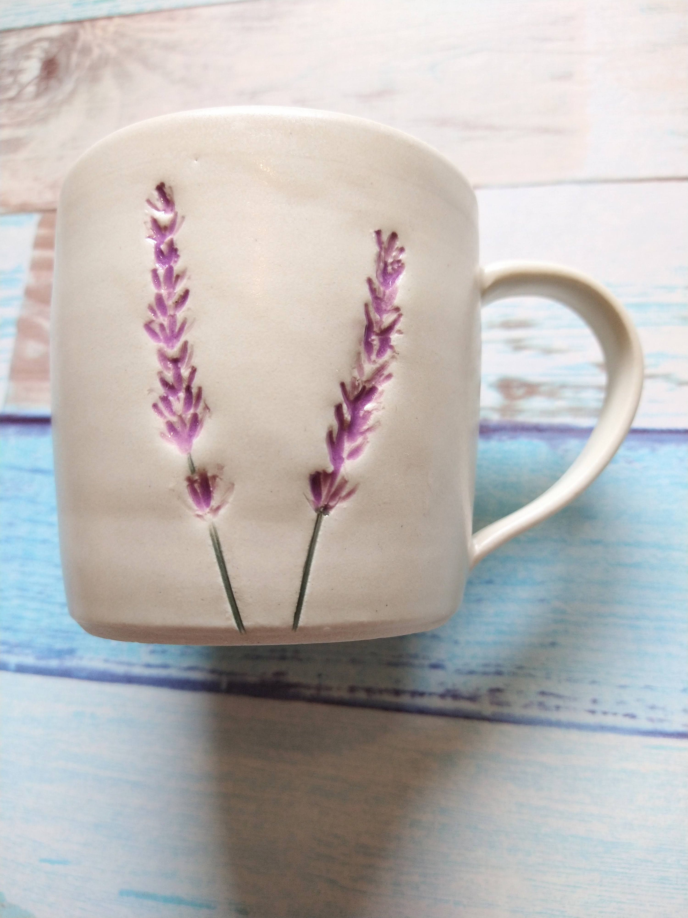 Lavender Mug - Etsy UK