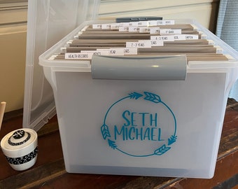 Milestone File Box - Etsy