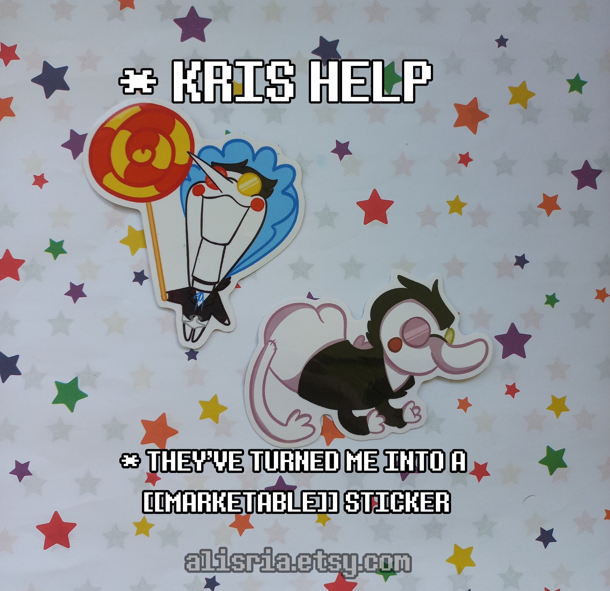 Giant Lollipop Baby Spamton Smuppet Spamton 3 Inch Vinyl Waterproof ...