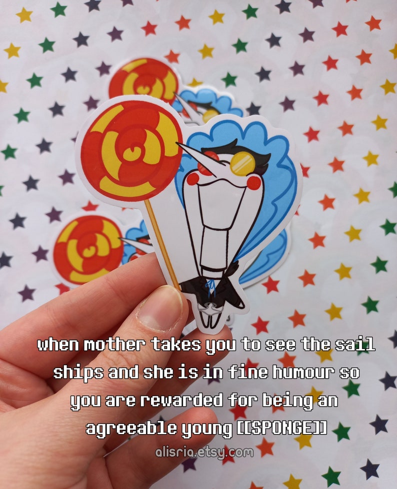 Giant Lollipop Baby Spamton Smuppet Spamton 3 Inch Vinyl Waterproof ...