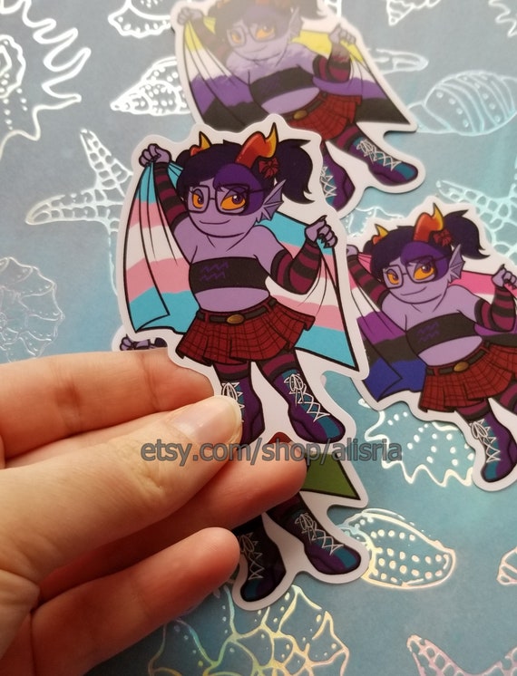 Homestuck March Eridan Ampora Transgender Nonbinary - Etsy