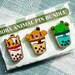 Boba Animal Pins Frog, Frog Pins, Boba Milk Tea Pin, Animal Boba Pins ...