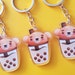 Boba Keychain Bear, Bubble Tea Drink Keychain, Bag Charm - Etsy