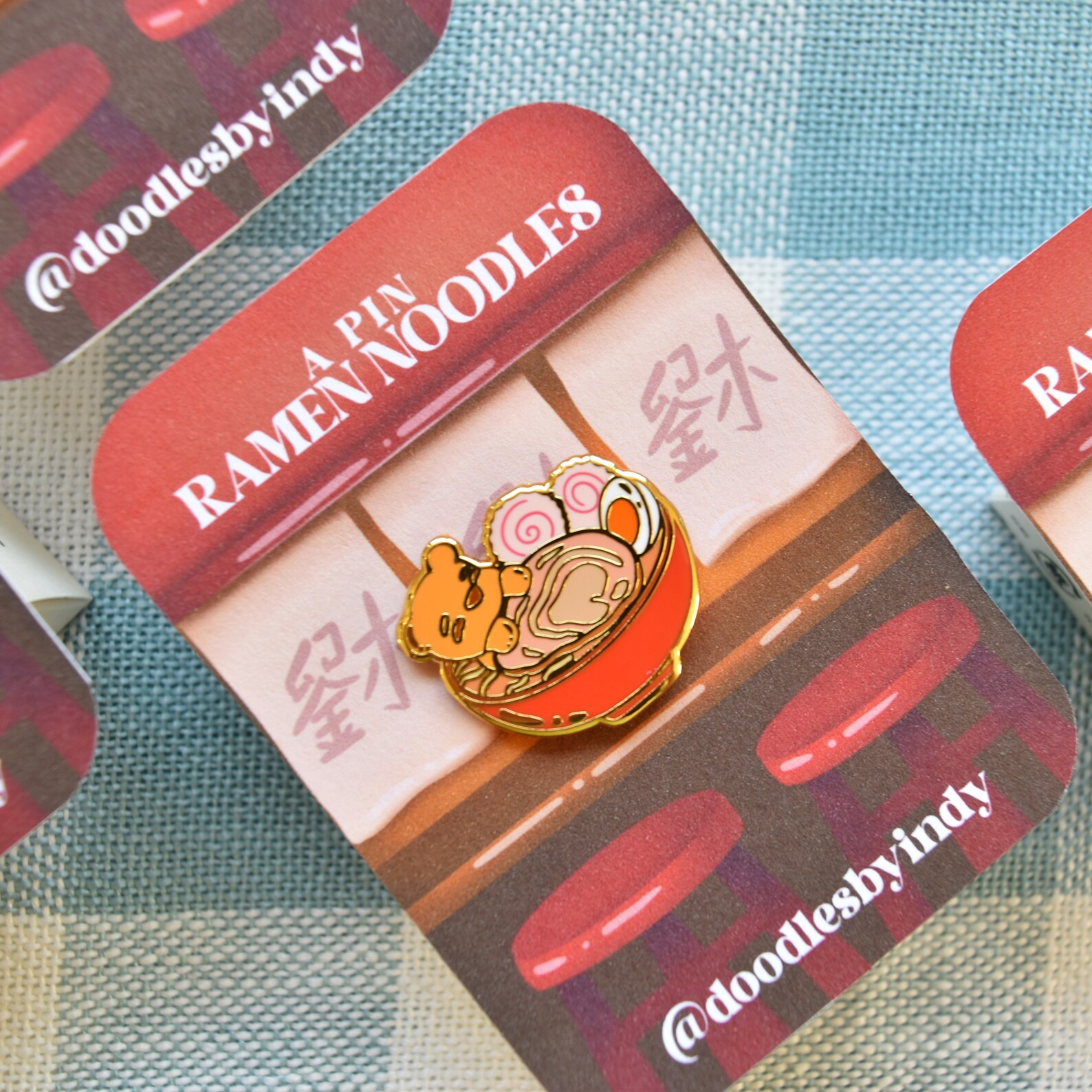 Ramen Noodle Pin, Asian Snack Pin, Cute Asian Food Pin, Hard Enamel Pin ...