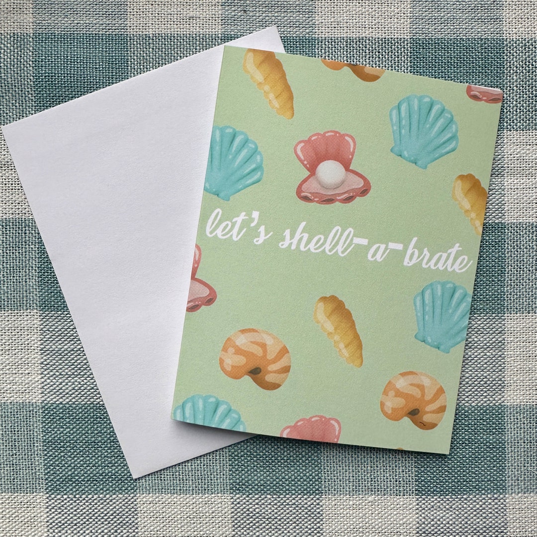 Congratulations Greeting Card Let's Shell-a-brate - Etsy