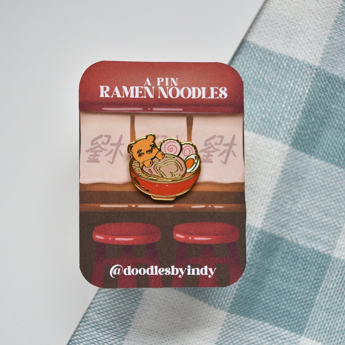 Ramen Noodle Pin, Asian Snack Pin, Cute Asian Food Pin, Hard Enamel Pin ...