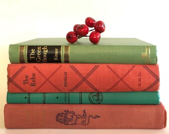 Red and Green Books | Etsy