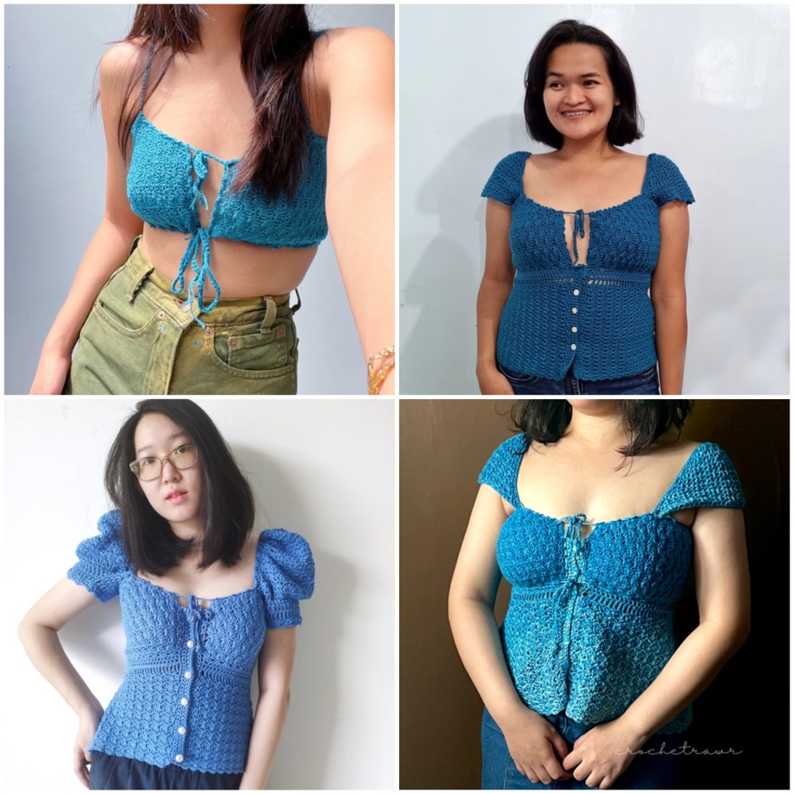 Betty Top Crochet Pattern Digital File Only Bralette - Etsy Canada