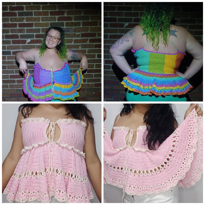 Alexa Top Crochet PATTERN - Etsy