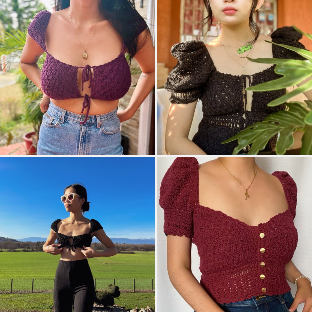Betty Top Crochet Pattern Digital File Only Bralette - Etsy Canada
