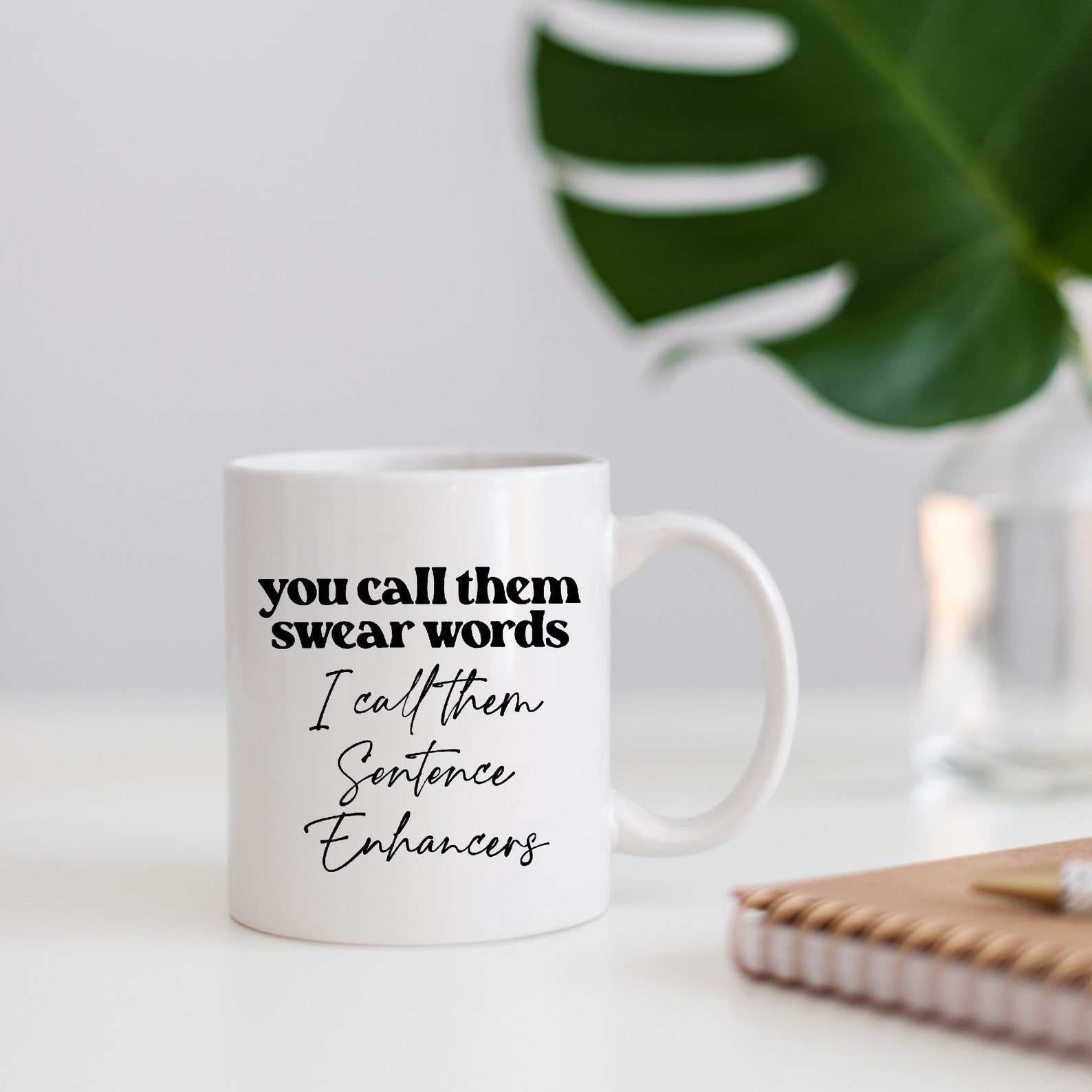 Sweary Swear Words Funny Coffee Mug Sentence Enhancers - Etsy