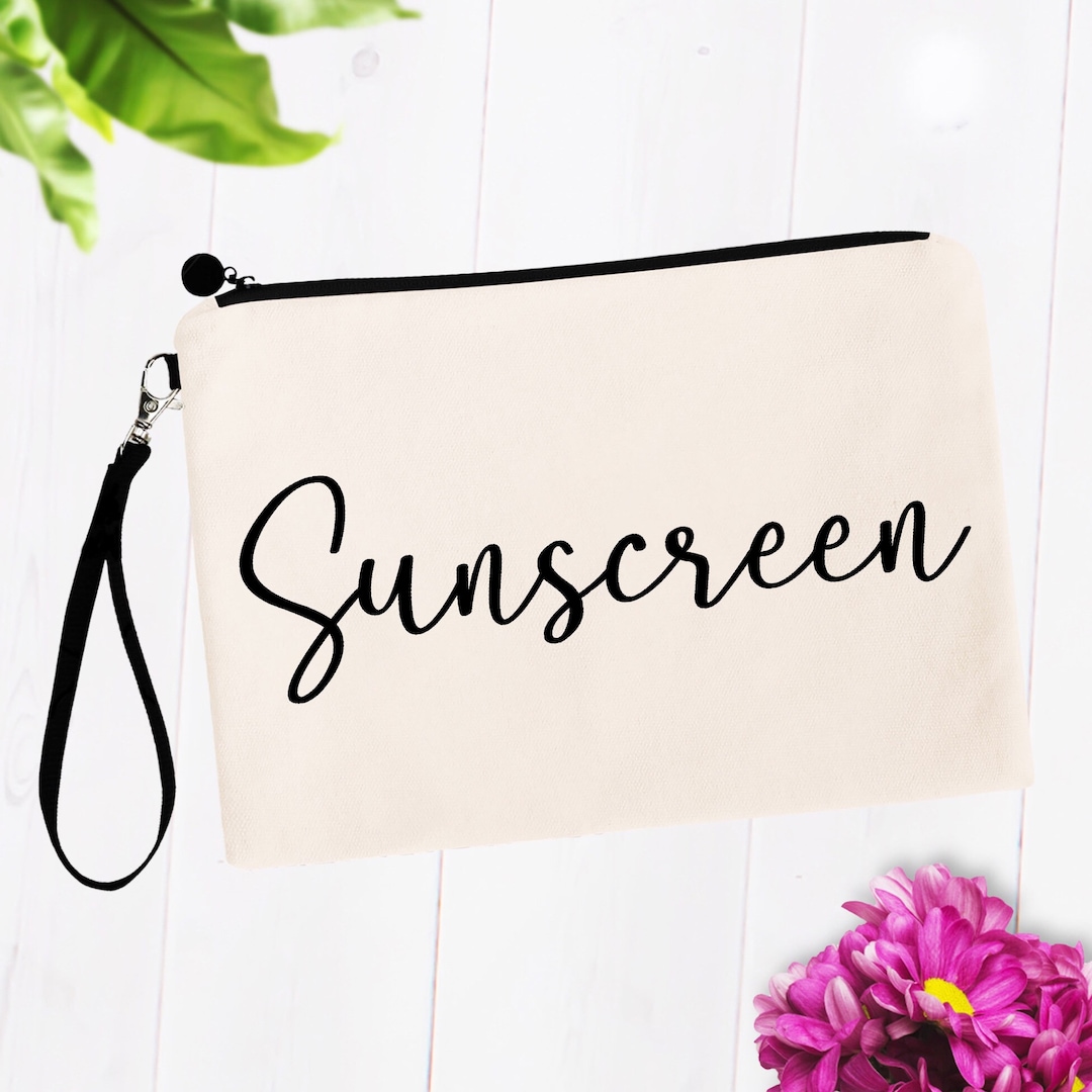 Sunscreen Travel Bag, Diaper Bag Organizer, Beach Day Organizer, Zipper ...