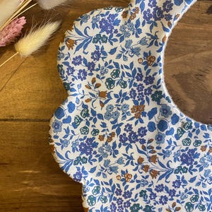 Scalloped Baby Bib Sewing Pattern, Flower Bib, the Original Flower Bib ...