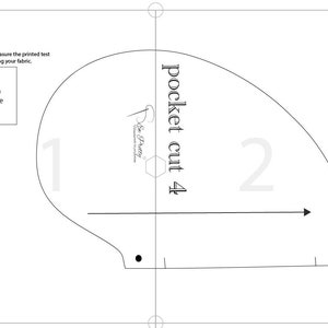 PDF Print at Home Pocket Pattern - Etsy