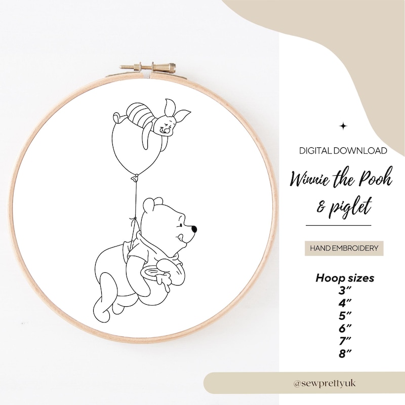 Winnie the Pooh Quilt Template - Etsy