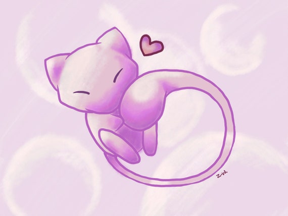 Pokémon Mew Digital Copy - Etsy UK