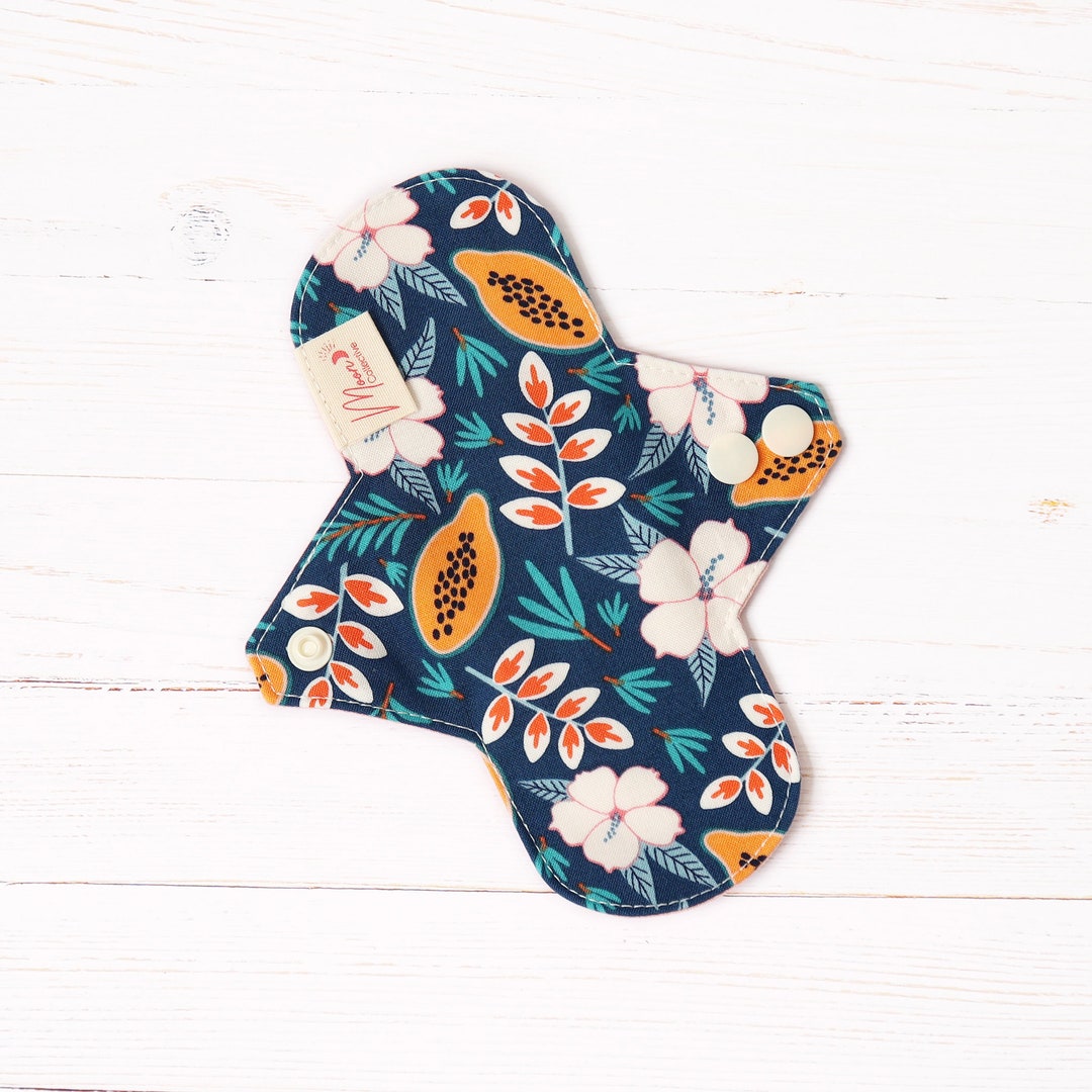 Reusable Cloth Pad 7 LIGHT Organic Cloth Pads, Reusable Incontinence ...