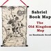 Abhorsen Map, Sabriel Book Map, the Old Kingdom Map on Handmade Scroll ...